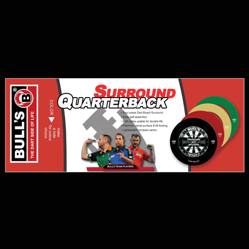Quarterback Surround czerwony ring na tarczę dart Bull's | DART TOWN ...